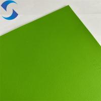 China 100% Polyester PVC Synthetic Leather Fabric With 0.8mm Green For Sofa Seat Cover for sale