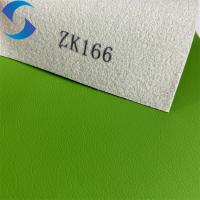 China 100% Polyester PVC Synthetic Leather Fabric With 0.8mm Green For Sofa Seat Cover for sale