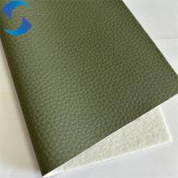 China 1.45mm PVC Faux Leather Fabric 140/160 Synthetic With Cat Paw Automotive for sale