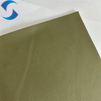 China 1.35mm Faux PVC Leather Fabric For Furniture And Upholstery for sale