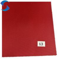 China Waterproof Polyester Tent Fabric For Outdoor Red 200D With Silver Coated for sale