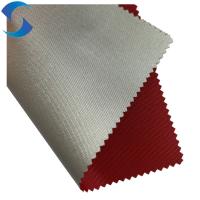 China Waterproof Polyester Tent Fabric For Outdoor Red 200D With Silver Coated for sale