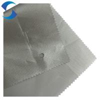 China Light Weight Polyester Tent Fabric With Awning Customization With Silver Coated For Raincoat for sale