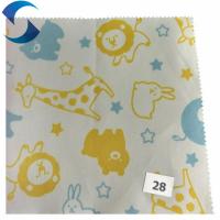 China Digital Polyester Cartoon Printing Taffeta Fabric Raincoat Waterproof For Kids for sale