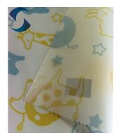 China Digital Polyester Cartoon Printing Taffeta Fabric Raincoat Waterproof For Kids for sale