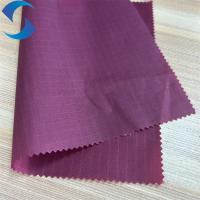 China 100% Nylon Fabric With PU Coating 70D*210T 0.5cm Ripstop Semi Dull For Camping Bag for sale