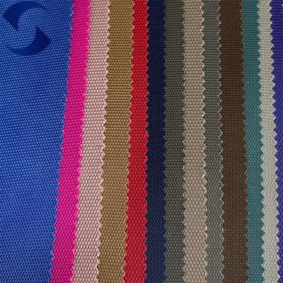 China Waterproof 1200D Oxford Fabric PU Coated Polyester Fabric For Backpack Luggage for sale