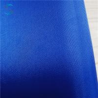 China Custom Color Blue Woven Tent Fabric 150CM Width 210D Oxford Fabric With PA600 Coated For Outdoor Adventures for sale