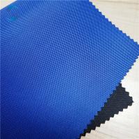 China Custom Color Blue Woven Tent Fabric 150CM Width 210D Oxford Fabric With PA600 Coated For Outdoor Adventures for sale