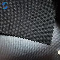 China 467gsm 600D 100% Polyester PVC Coated Warp Knitted Camping Travel Oxford Fabric For Bag for sale