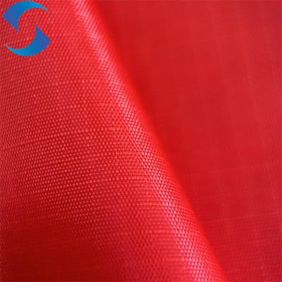 China Tear Resistant 259gsm Red 210D 100 Polyester Oxford Fabric For Outdoor for sale