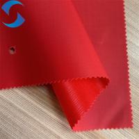 China Tear Resistant 259gsm Red 210D 100 Polyester Oxford Fabric For Outdoor for sale