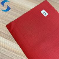 China Tear Resistant 259gsm Red 210D 100 Polyester Oxford Fabric For Outdoor for sale
