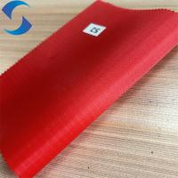 China Tear Resistant 259gsm Red 210D 100 Polyester Oxford Fabric For Outdoor for sale
