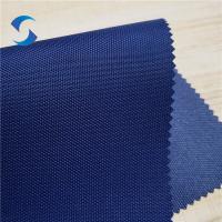 China 180GSM Blue PU Coated 100 Polyester 600D Oxford Fabric For Tent 5*3 Density for sale