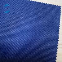 China 180GSM Blue PU Coated 100 Polyester 600D Oxford Fabric For Tent 5*3 Density for sale