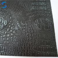 China Abrasion Resistant PVC Leather Fabric 140/160 Width Crocodile Skin For Long-Lasting Furniture,bag for sale