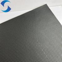 China 1.7mm±0.05 Thickness PVC Leather Fabric For Car Seat  PVC Artificial Leather Breathable Small Round Hole Pattern for sale
