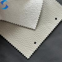 China Embossed Stain Resistant EPU Leather For Sofas Soft Feel Customizable Backing for sale
