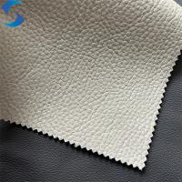 China Embossed Stain Resistant EPU Leather For Sofas Soft Feel Customizable Backing for sale