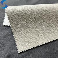 China Embossed Stain Resistant EPU Leather For Sofas Soft Feel Customizable Backing for sale