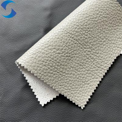 China Embossed Stain Resistant EPU Leather For Sofas Soft Feel Customizable Backing for sale