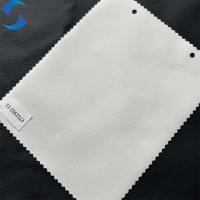 China PU White Stretch Faux EPU Leather With Oxford Fabric Backing For Automotive Decorative Fabric for sale