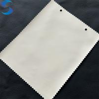 China PU White Stretch Faux EPU Leather With Oxford Fabric Backing For Automotive Decorative Fabric for sale