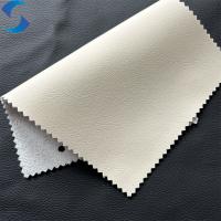 China Artificial PU Flocked Backing Technics Elastic Embossed Synthetic EPU Leather For Sofas And Furniture for sale