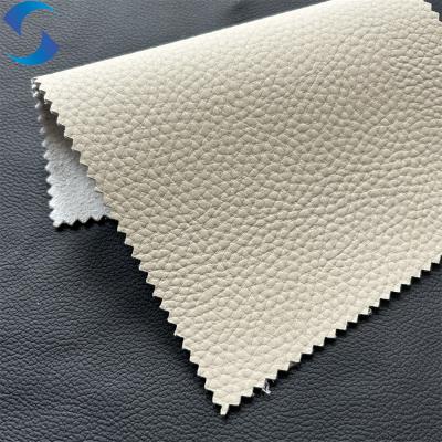 China Synthetic EPU Leather Fabric Flocked Backing For Sofas Artificial Leather Motorcycle Fabric for sale