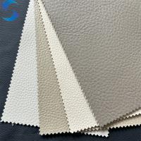 China Synthetic EPU Leather Fabric Flocked Backing For Sofas Artificial Leather Motorcycle Fabric for sale