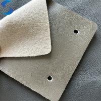 China 100 Polyester Non Woven Backing Technics PVC Leather Fabric Oil Wax Leather Soft Hand Feeling for sale