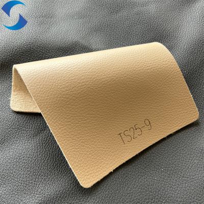 China Embossed Synthetic Leather Fabric Synthetic EPU Leather Elastic Embossed Automotive Fabric For Car Seats for sale