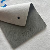 China Anti Scratch Embossed Faux EPU Synthetic Leather Fabric For Automotive And Sofa Furniture for sale