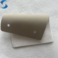China 100% Polyester Fleece Backing Faux Leather Pvc 140/160 Width Customizable Color Pattern 1.3mm Thickness Sustainable for sale