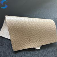 China Soft Or Hard Hand Feeling PVC Artificial Leather Fabric Waterproof For Car Seat Leather for sale