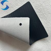 China Customizable PVC Leather Fabric Free Sample Width 140/160 3D cross pattern for sale