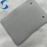 China Customizable PVC Leather Fabric Free Sample Width 140/160 3D cross pattern for sale