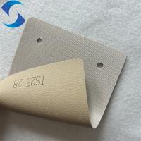 China Synthetic Leather source factory eco-friendly PVC leather dark beige for car seat for sale