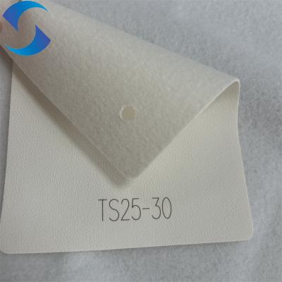China Customizable Faux Leather Fabric white vegan PVC Artificial Leather Material for automotive fabric for sale
