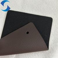 China 0.9mm PVC Leather with Cotton Imitation Backing high quality manufacture for leather bag for sale