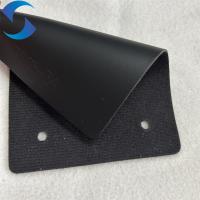 China Fine texture PVC Leather Fabric for car seat black smooth faux leather for Automobile interior for sale
