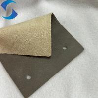 China Plain PVC Leather with Weft suede Backing Durable PVC leather Material for Furniture for sale