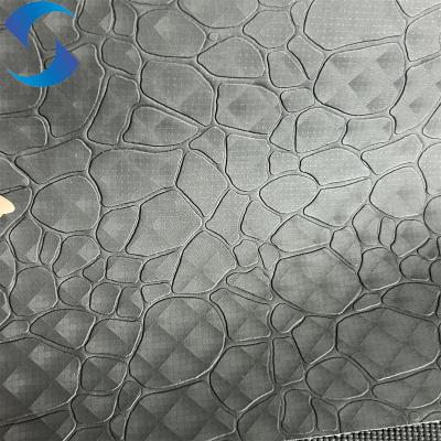 China 3D Embossed Synthetic PVC Leather for Decoration & Table Mats for sale