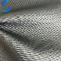 China 3D Woven Texture PVC Leather Fabric with 0.8mm Thickness and 100% Polyester Knitting for Durable and Versatile Use for sale