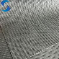 China 3D Woven Texture PVC Leather Fabric with 0.8mm Thickness and 100% Polyester Knitting for Durable and Versatile Use for sale