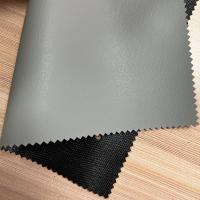 China PVC Leather 0.6mm Thickness plain Pattern for dining chair furniture use for sale