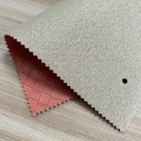 China 1.0mm Thicknesswoven Technique pattern PVC Leather Fabric for Daily Carry Handbags use for sale