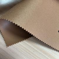 China brown color 1.0mm thickness PVC artificial leather widely used in sofa couch fabric for sale