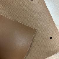 China brown color 1.0mm thickness PVC artificial leather widely used in sofa couch fabric for sale